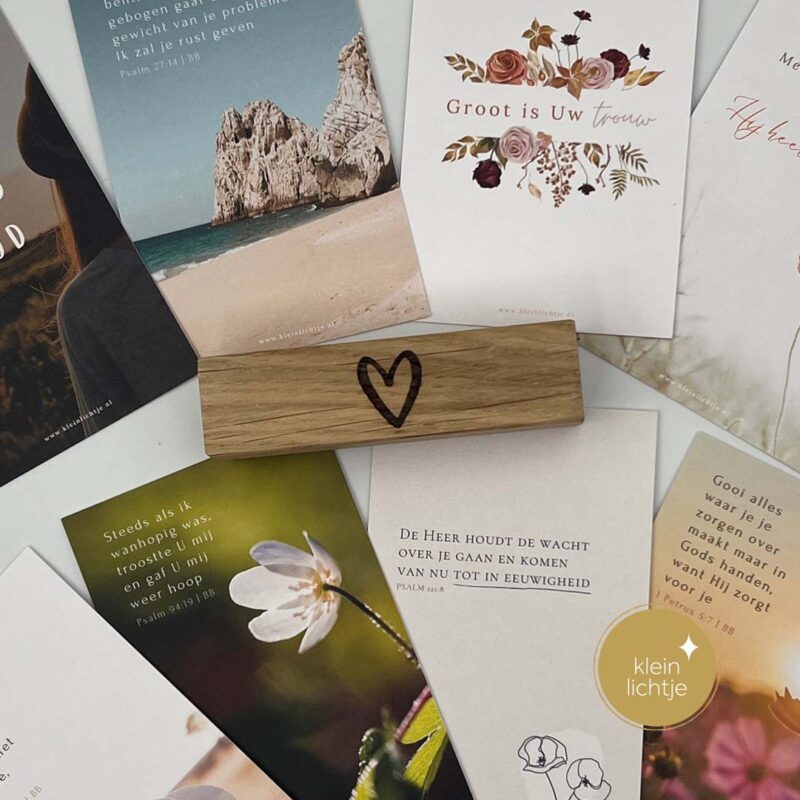 Mini kaartjes met Lichtjes - Kleinlichtje.nl