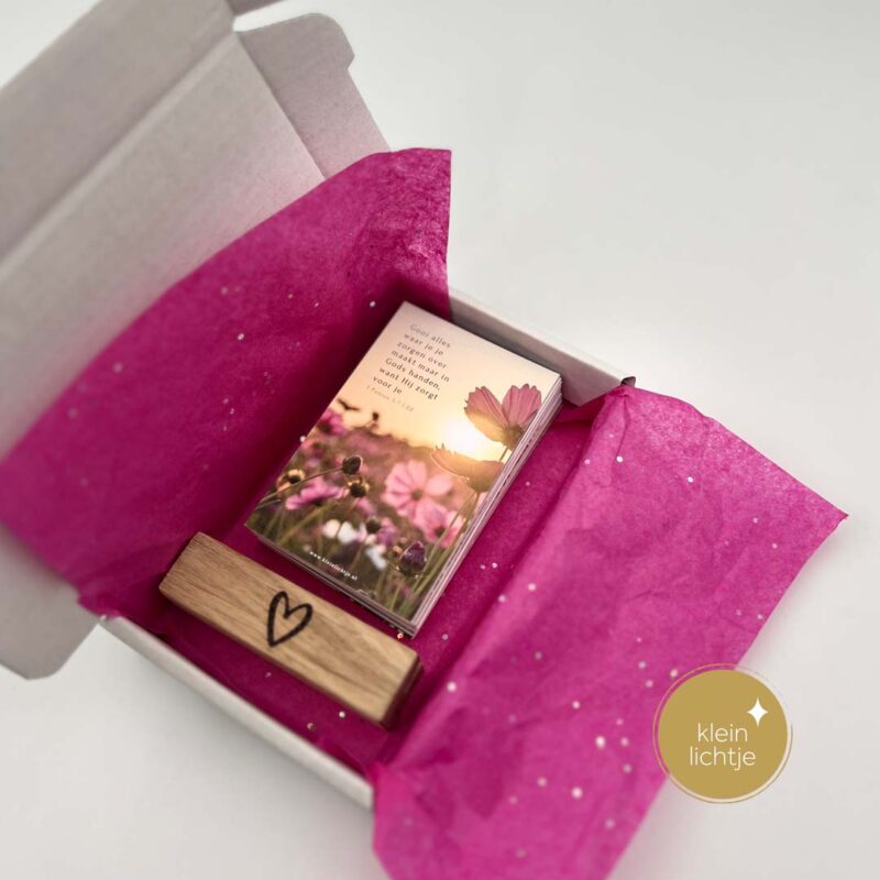 Mini kaartjes met Lichtjes - Kleinlichtje.nl