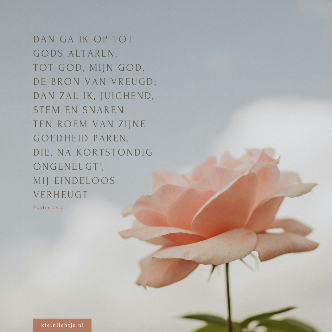 𝑫𝒂𝒏 𝒈𝒂 𝒊𝒌 𝒐𝒑 𝒕𝒐𝒕 𝑮𝒐𝒅𝒔 𝒂𝒍𝒕𝒂𝒓𝒆𝒏 - Kleinlichtje.nl