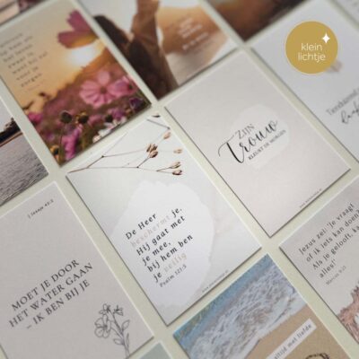 Mini Lichtjes kaartjes set - Kleinlichtje.nl